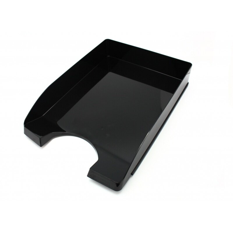 Attache Лоток для бумаг Line, черный, 340х255х63 мм