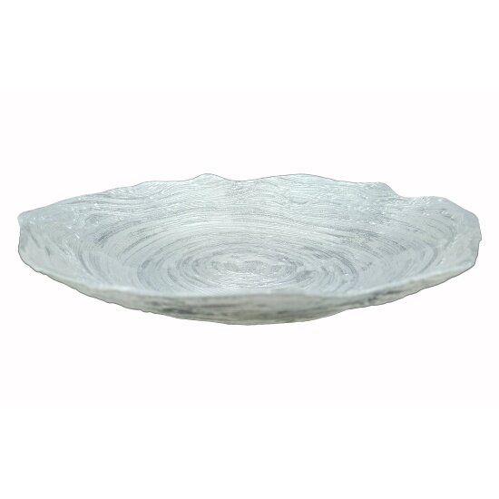 Блюдо Аксам "Античная Роза" 30 см Платина (17893/Р)