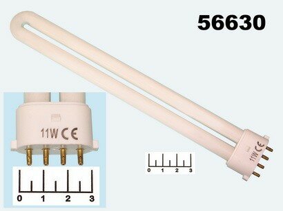 Лампа люминесцентная 11W 2G7 6400K белый холодный Camelion 4 контакта FPL