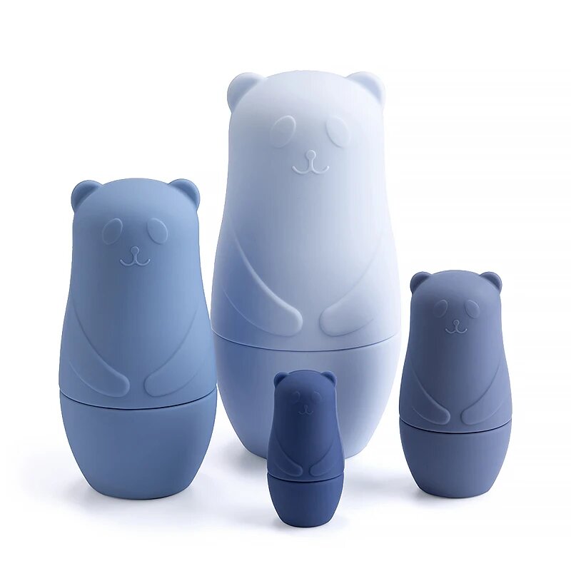 Силиконовые матрешки Монтессори для детей 3-6 лет CHD0019-D