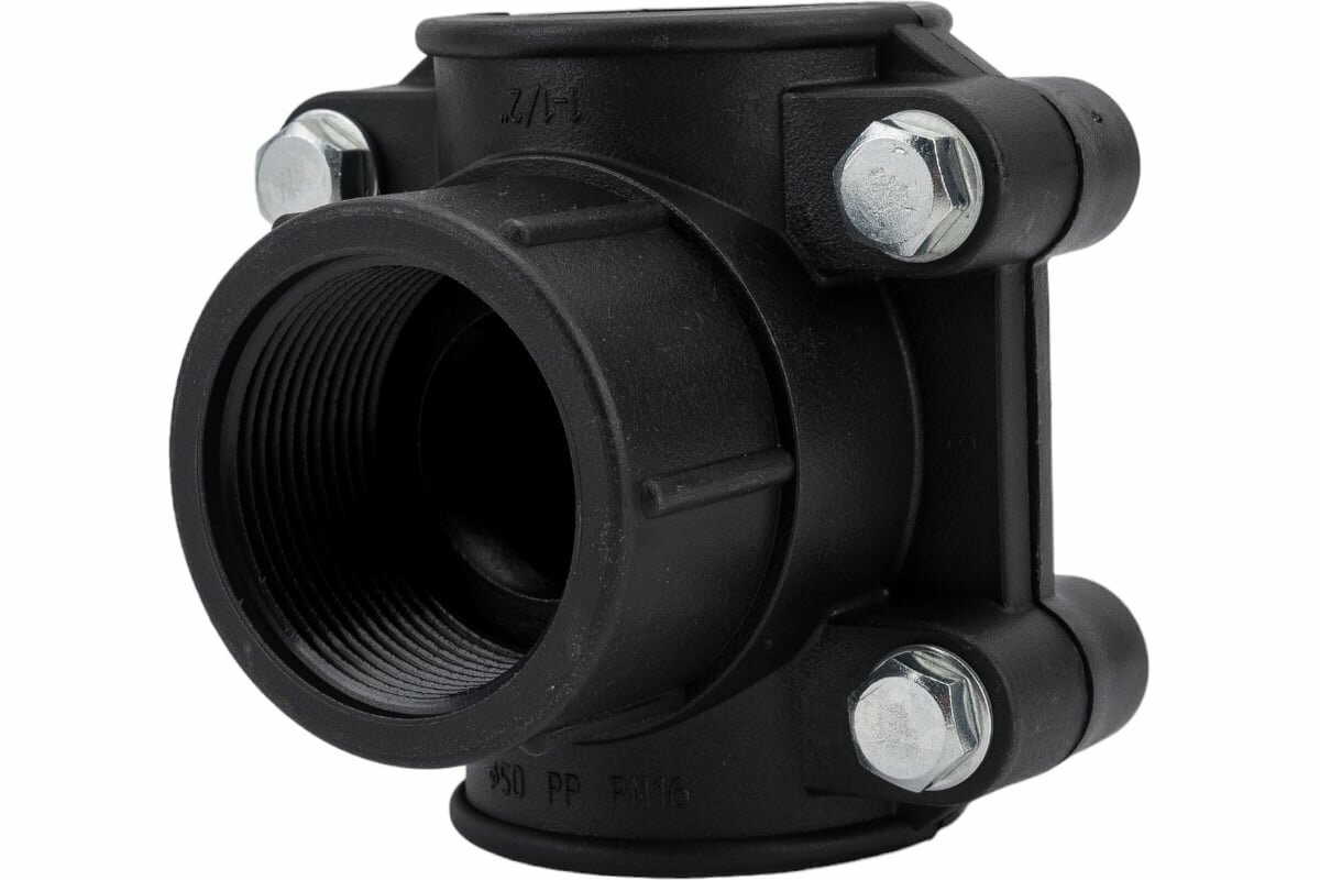 VALFEX Болтовая седелка ПНД 50-1 1/2' 121001550112 для полимерных труб и фитингов