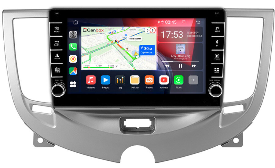 Штатная магнитола Chery M11 (А3) 2010-2015 Canbox BGTR9-3190 4/64 Android 10 (IPS, DSP, CarPlay)