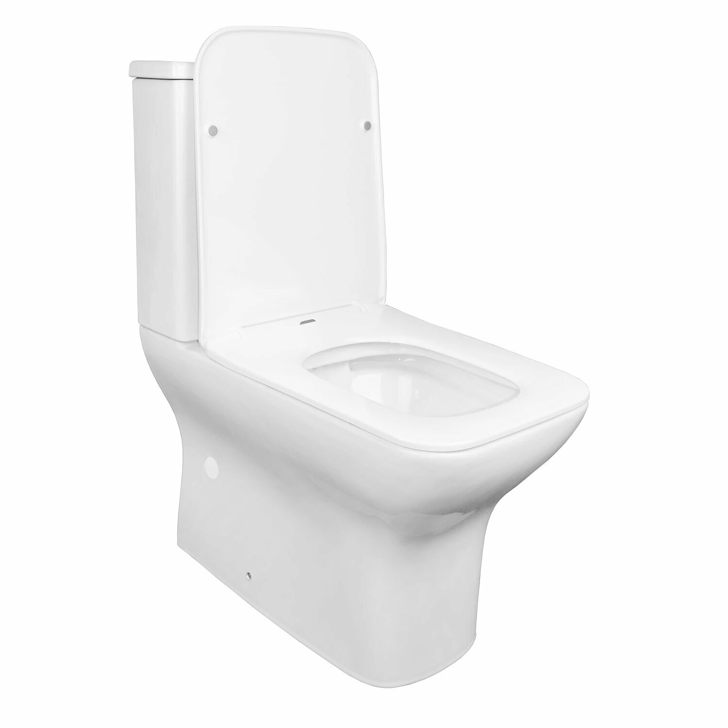 Унитаз-компакт Azario Fresco безободковый с сиденьем микролифт (soft close) дюропласт