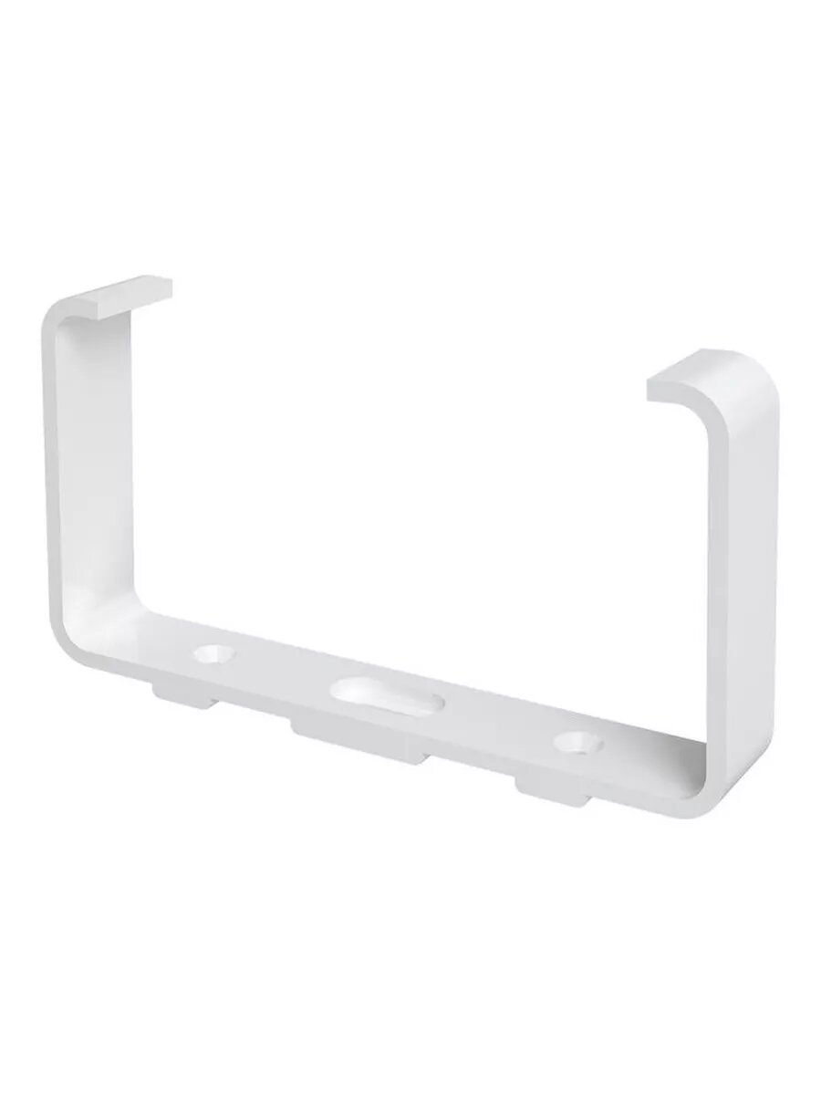 Вертикальный держатель воздуховодов Era 612ДКП, 120х60 мм, ПВХ, белый, прямоугольный