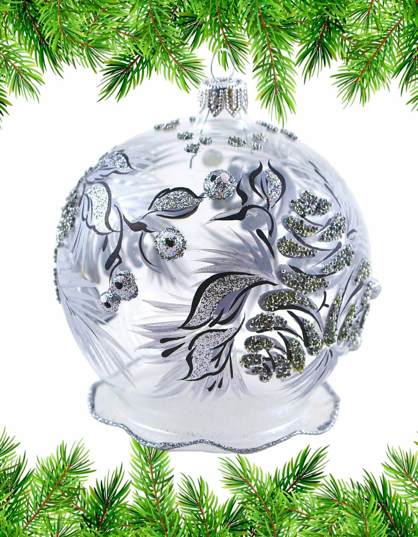 Елочная игрушка Купол "Кедровый"