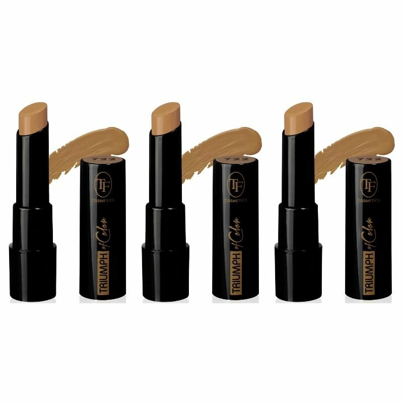 TF cosmetics Помада для губ Triumph of Color, тон 722 Бежевый, 3шт