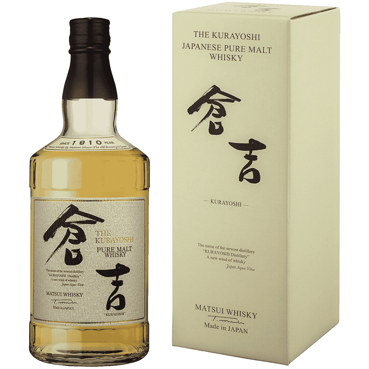 Виски "The Kurayoshi" Pure Malt, 0,7 л в подарочной упаковке