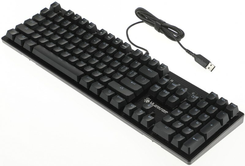Клавиатура A4-Tech Bloody B820R Black Red Switch