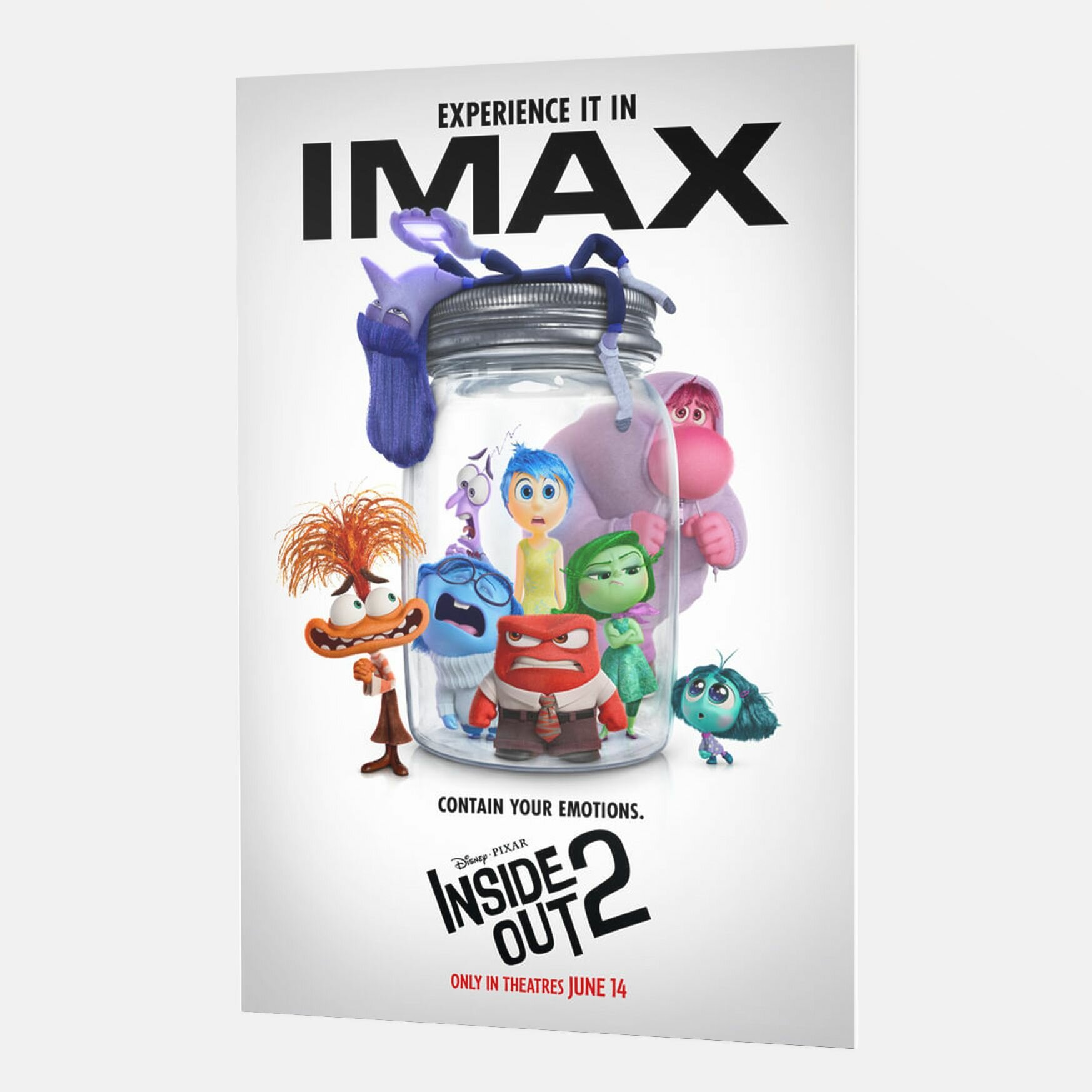 Постер (плакат) по мультфильму Головоломка 2 40x60 см. от Poster4me