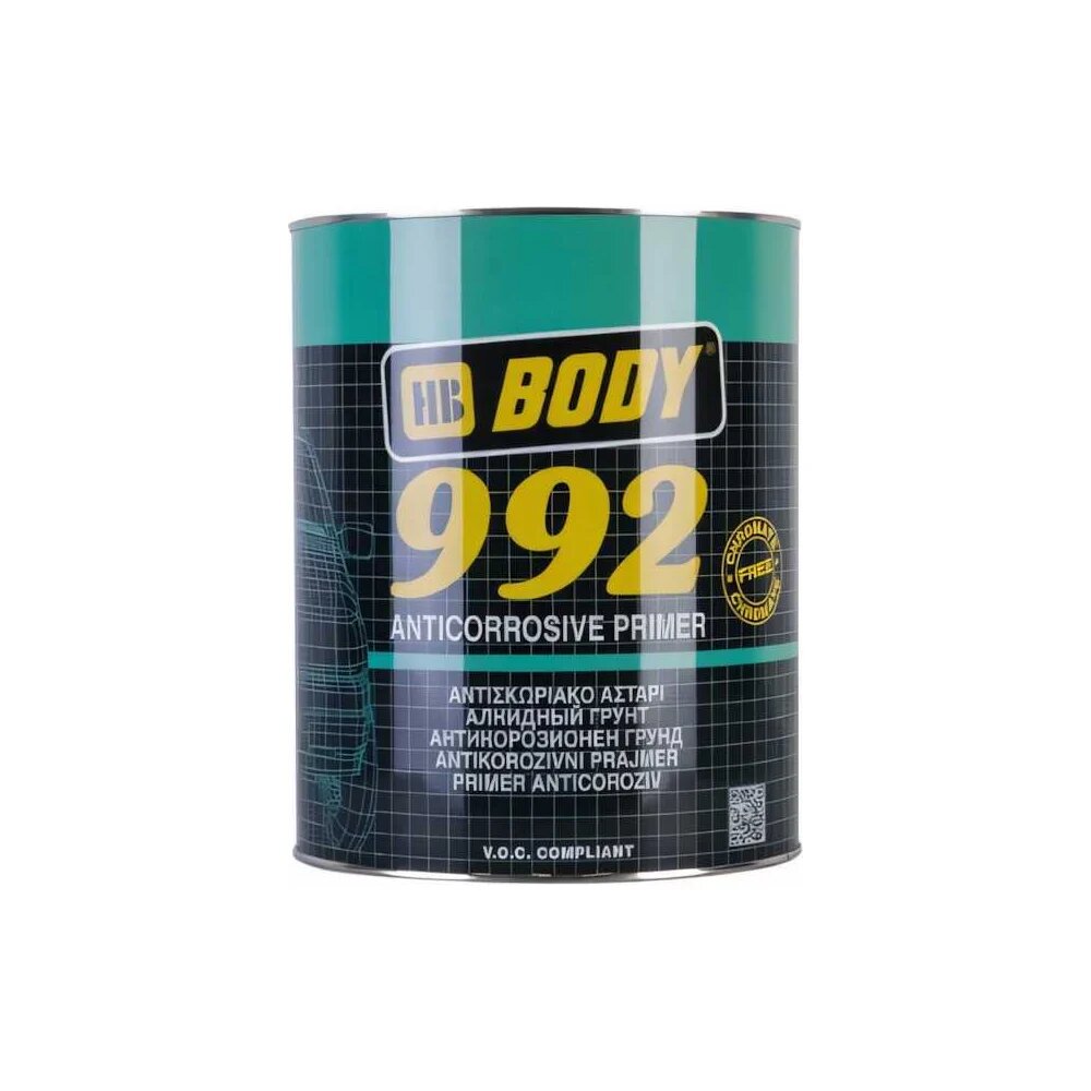 HB BODY Грунт 992 1К сер. 5кг 9920700005