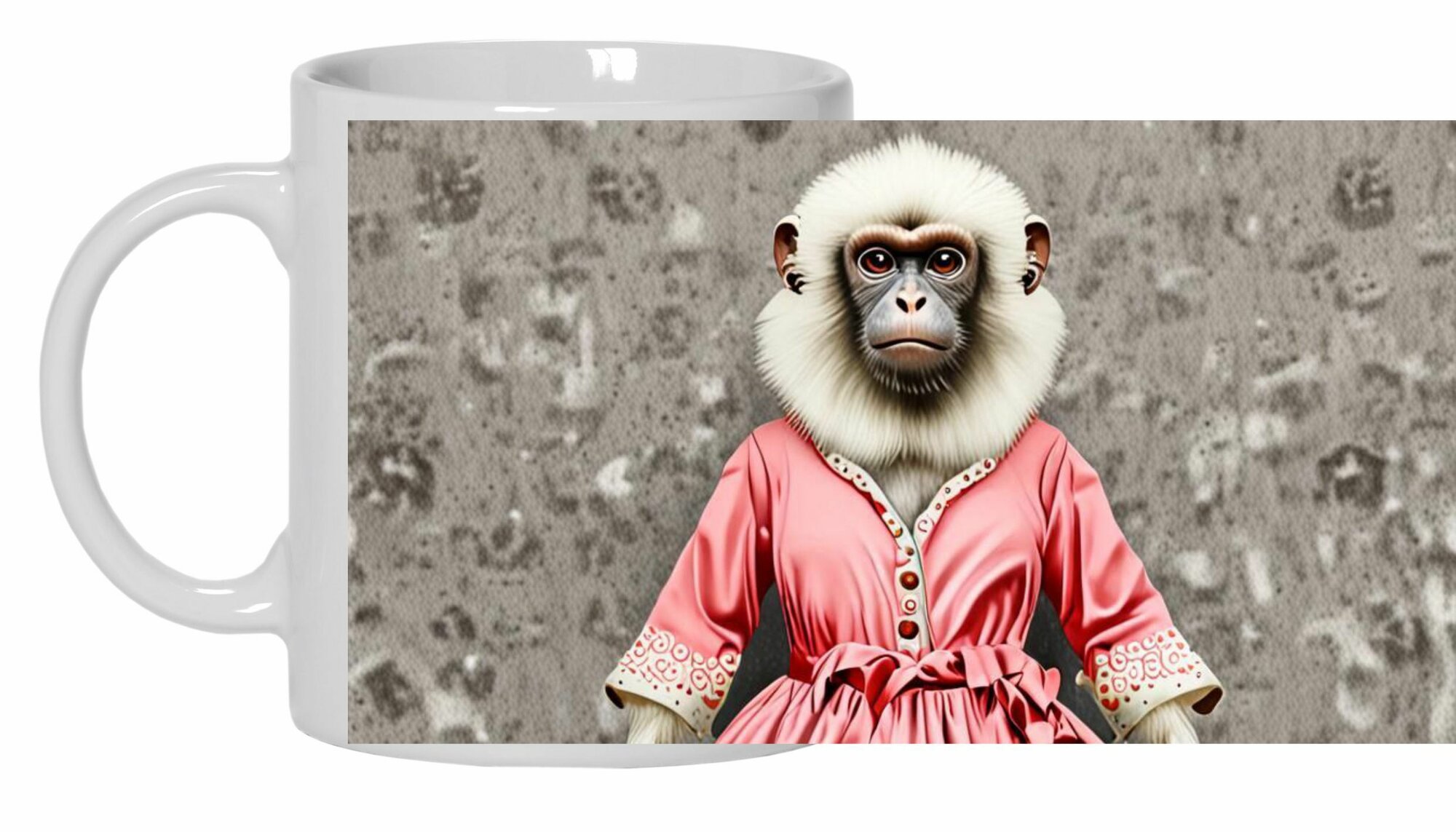 Кружка Новый год "Обезьяна" №9