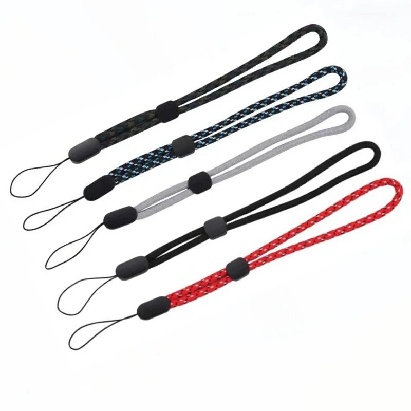 10 шт. ремешки на запястье, 7,5 "регулируемая веревка на запястье для электронных аксессуаров, чехлы для телефонов, брелок для камеры, веревка