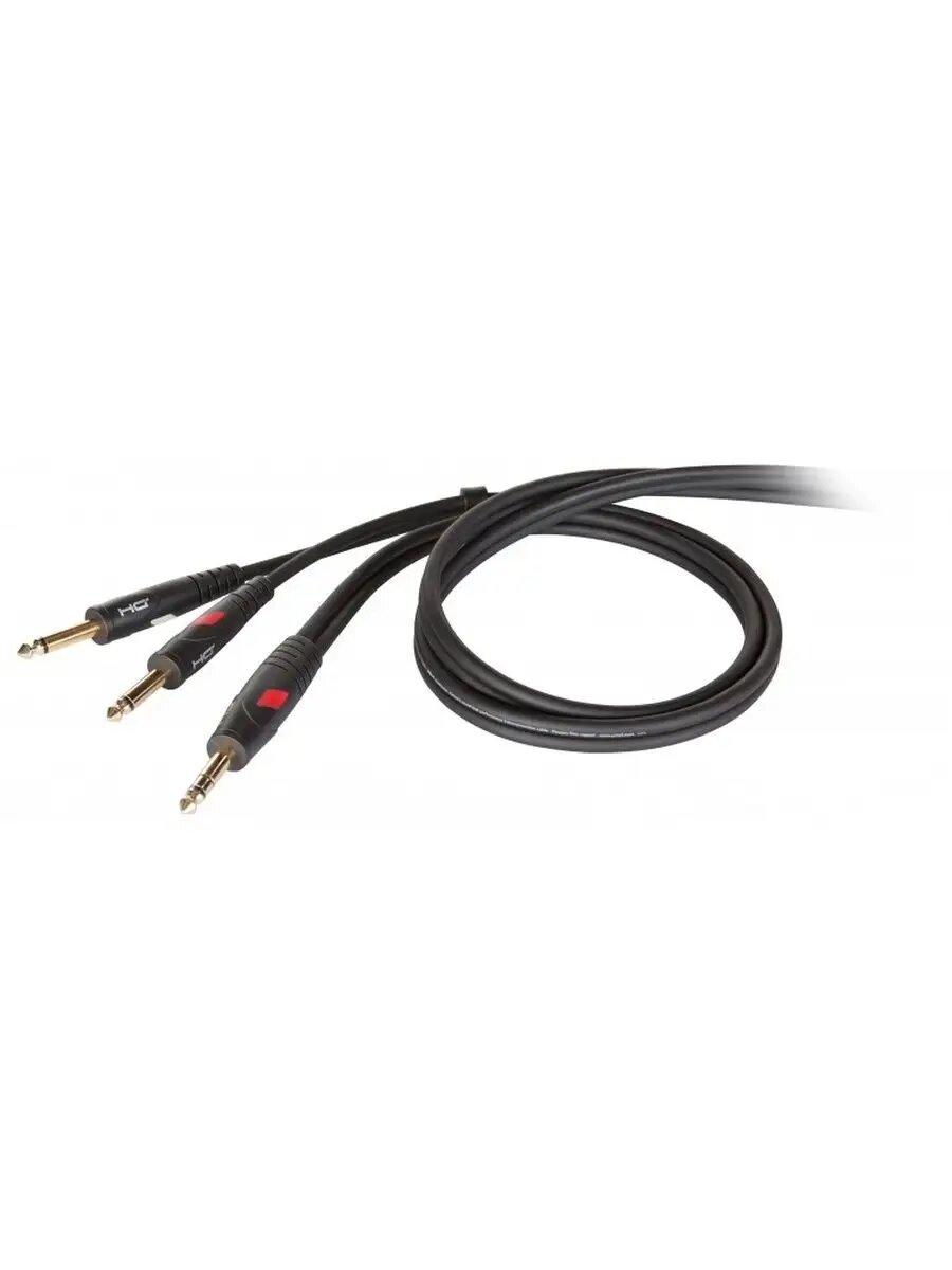 Аудио кабель 2х6.3 джек моно - 6.3 джек стерео DHG540LU5