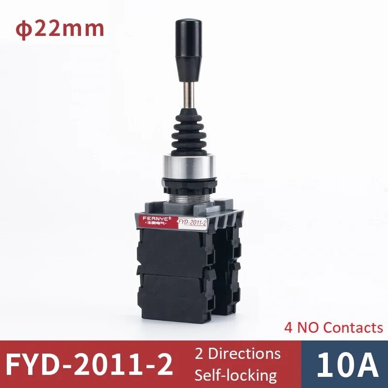 Контроллер джойстика Пружинный возврат Джойстик-переключатель Мгновенный/самоблокирующийся 4-позиционный 2-позиционный перекрестный переключатель Кулисный переключатель