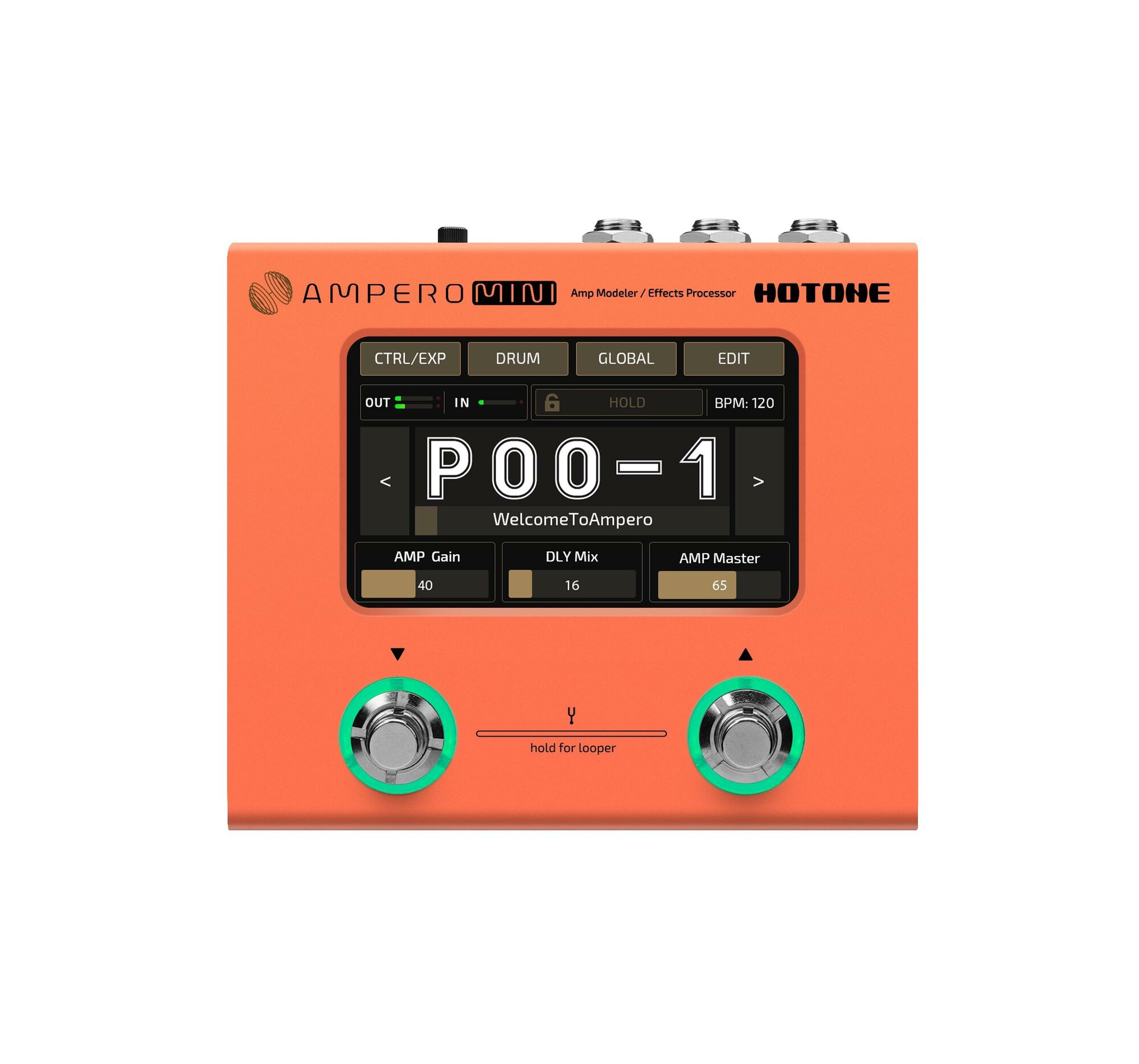 Процессор эффектов HOTONE Ampero Mini Orange