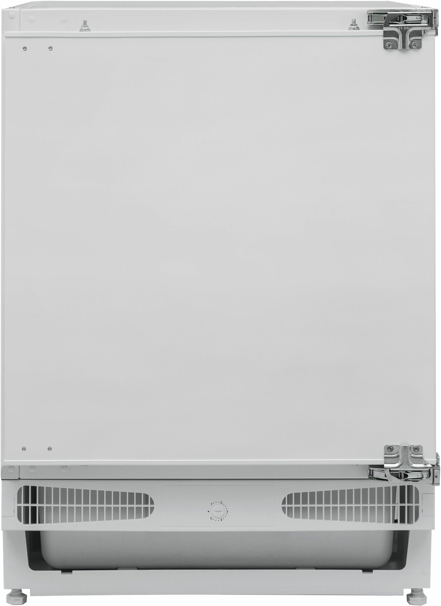 Холодильник однокамерный с морозилкой встраиваемый Hyundai HBR 0812 белый, маленький, объем 115(98/17)л