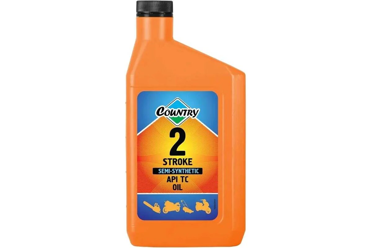 Масло для садовой техники 3TON Country 2 Stroke Semi-Synthetic TC, 1 л