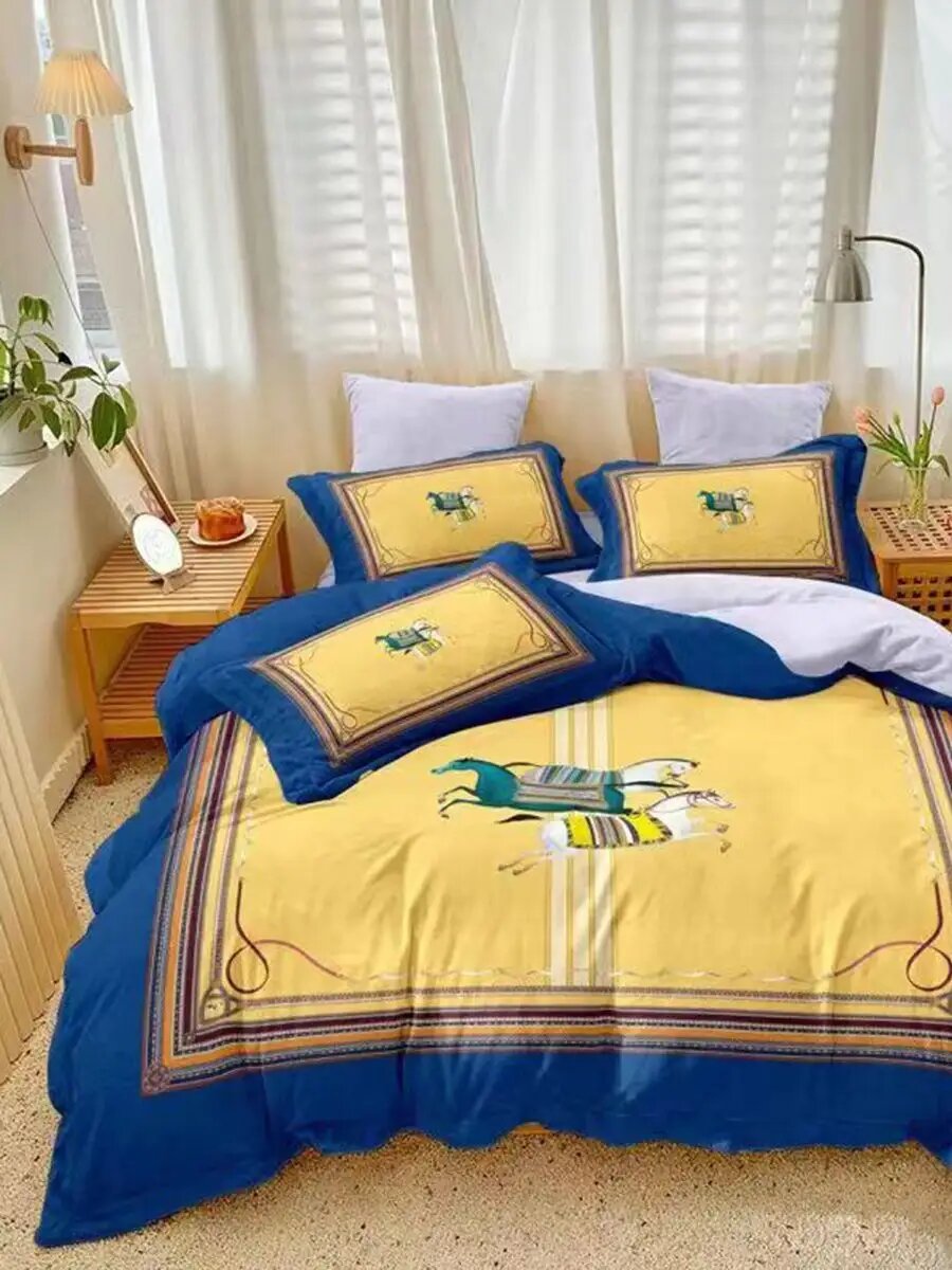 Постельное белье евро 4 наволочки египетский хлопок Imperium