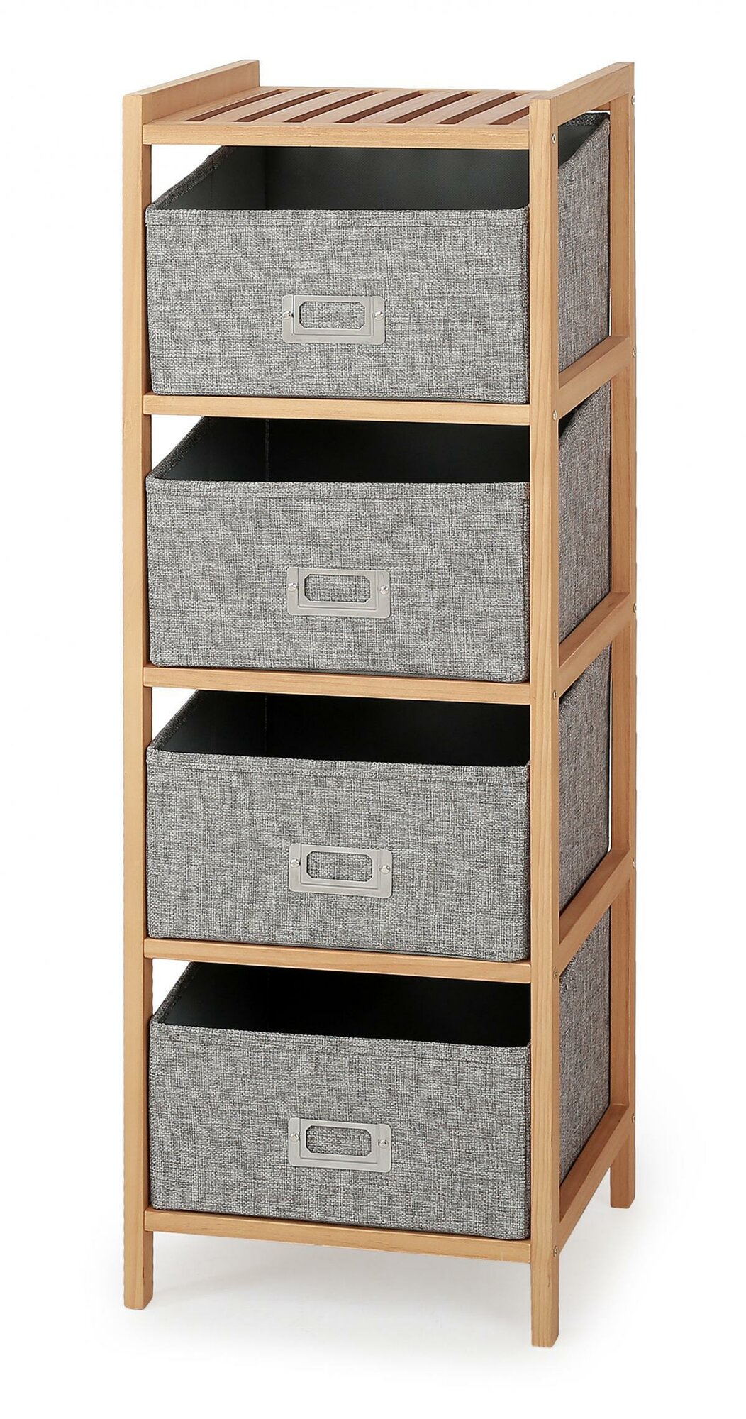 Стеллаж HALMAR REG10, натуральный / серый