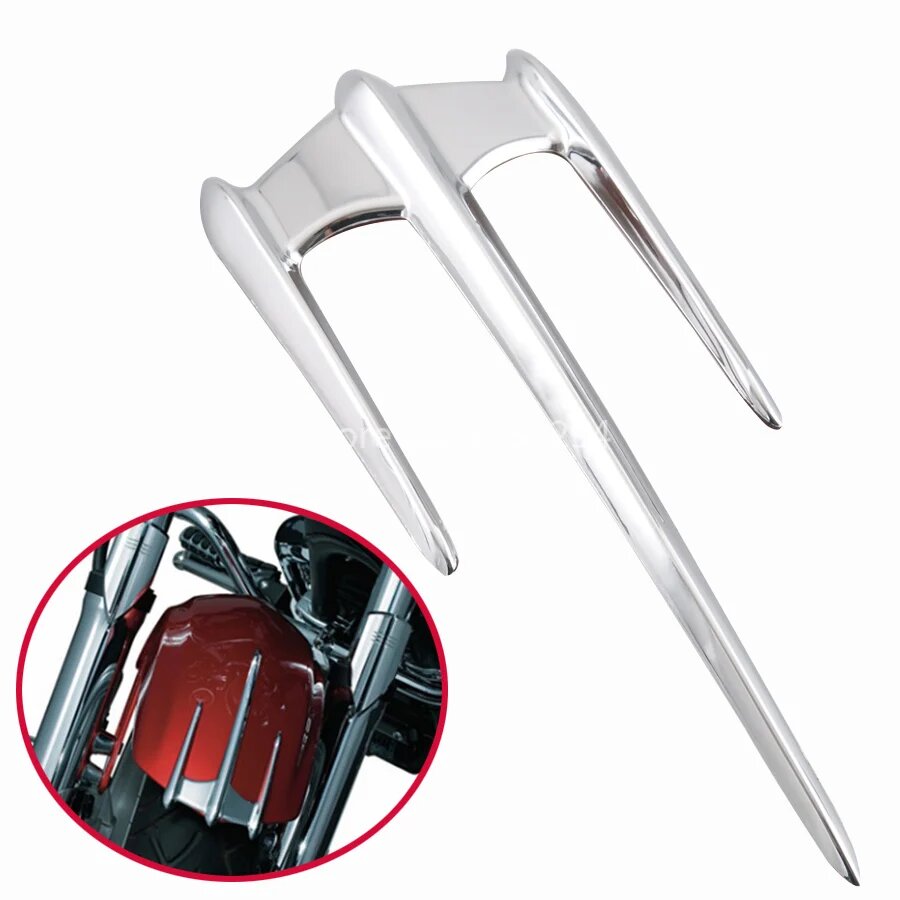 Новая хромированная крышка переднего крыла, декоративная отделка для Yamaha XVS650/1100 V-Star XV1600/1700Road Star XV1900 Stratoliner