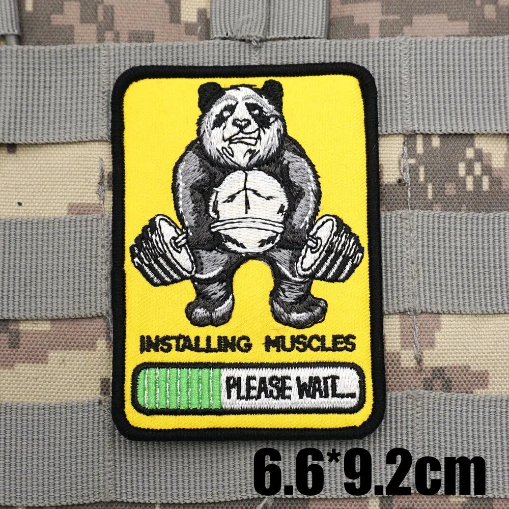 Тактические вышитые нашивки Gorilla Fitness