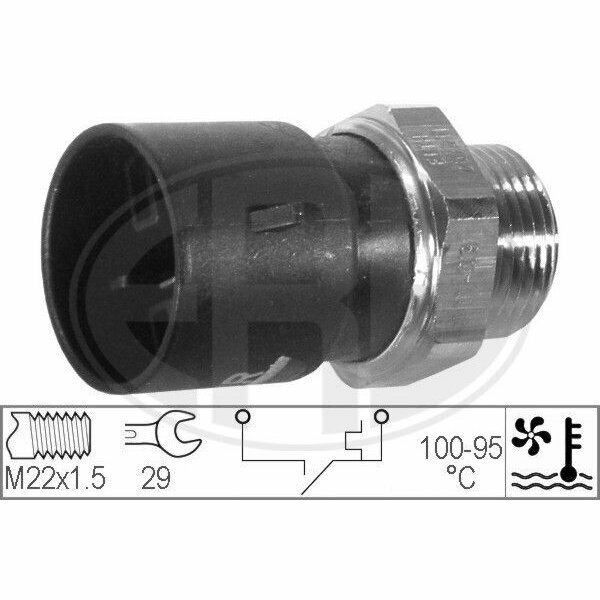 Датчик включения вентилятора для автомобиля, ERA 330298 (1 шт.)