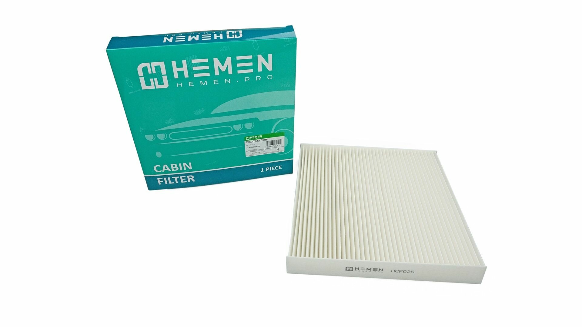 Hemen HCF025 Фильтр салонный для автомобилей Honda Accord, Civic, Legend седан IV, Pilot I