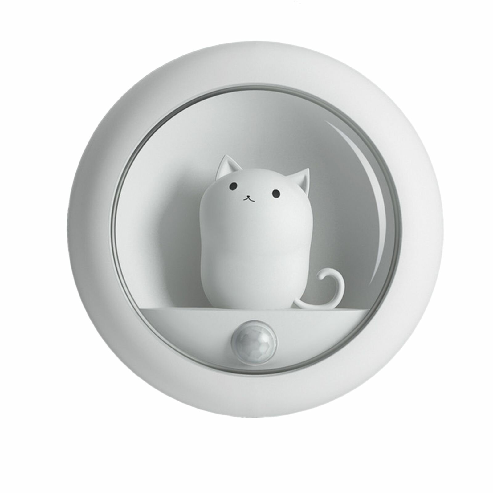 Для Creative Cat Smart LED Night Light PIR Датчик движения USB Перезаряжаемый