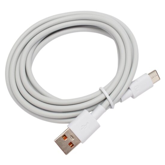 Кабель Cablexpert USB2.0 , AM/Type-C, 6A, 66Вт, QC3.0, медь, 1.8м, белый