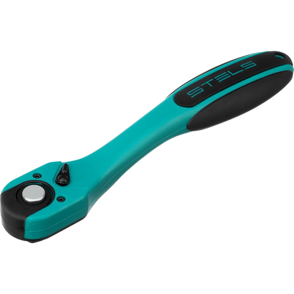 Ключ-трещотка 1/2", 72 зуба, с быстрым сбросом, CrV, 2-х компонентная рукоятка STELS 14030