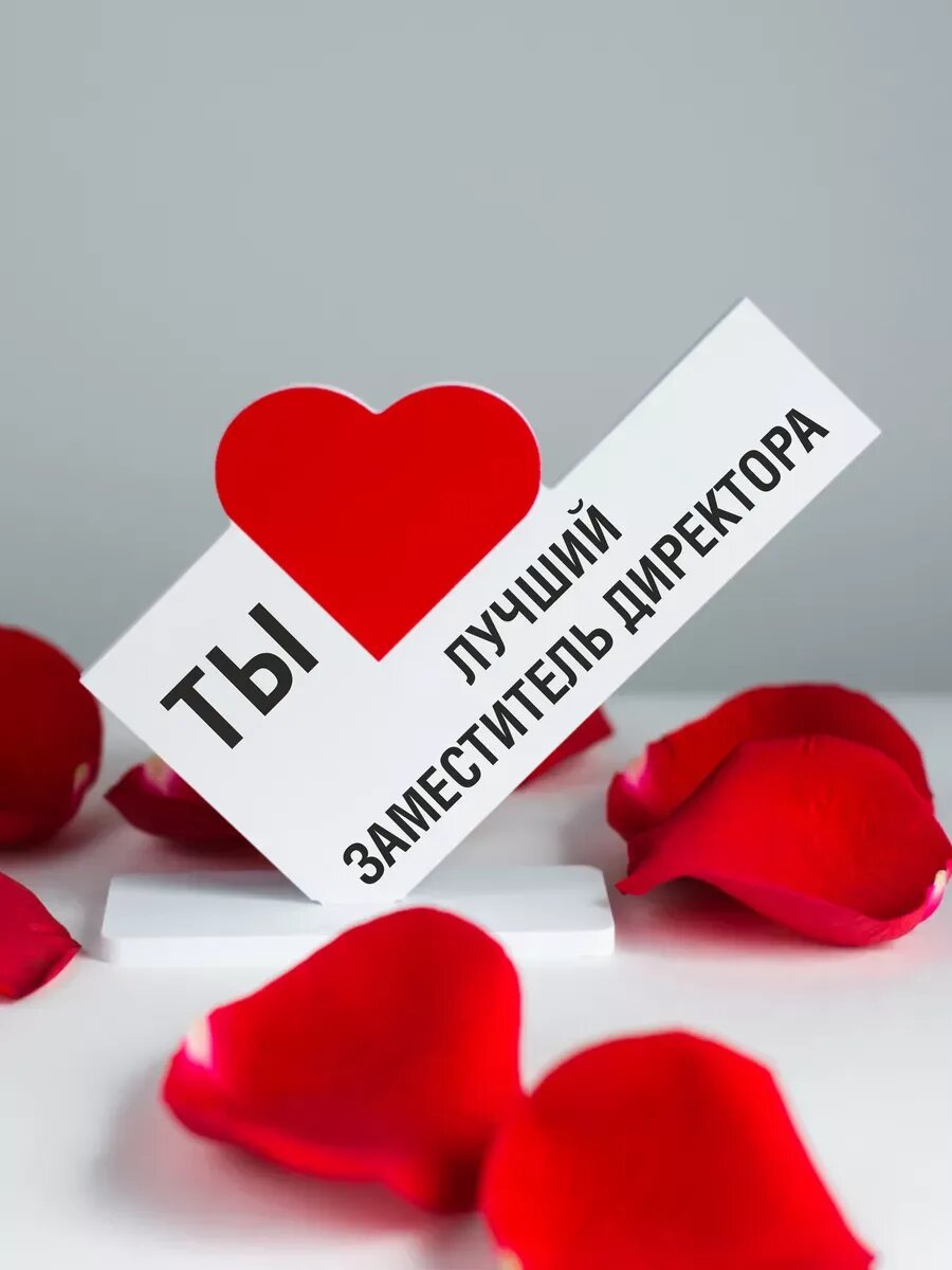 Подарок коллеге, мини стела ты лучший заместитель директора