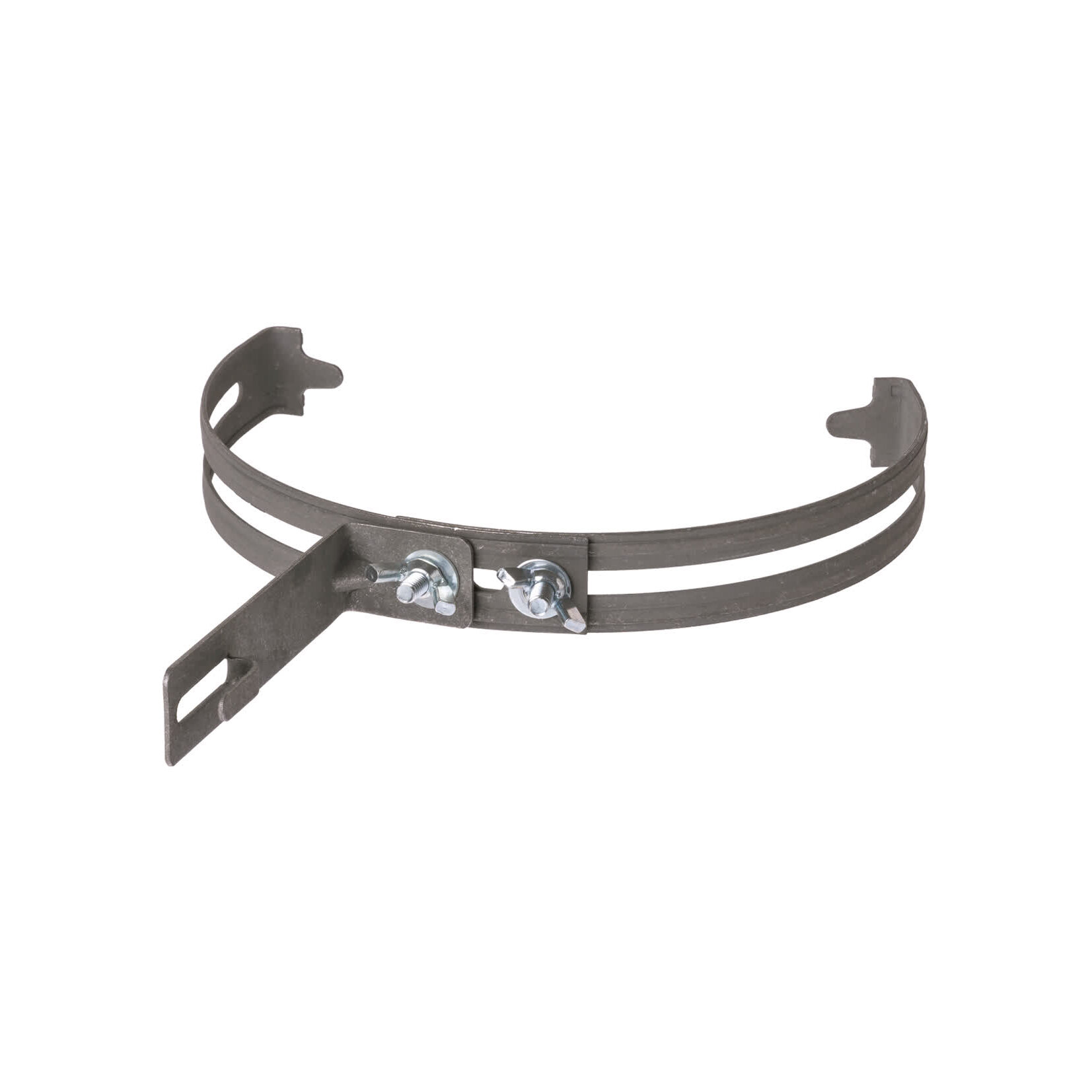 Держатель регулируемый Ø130-240 мм на круглый конек, для прута Ø6-10 мм, стальной крюк, термодиффузия (упак. 1 шт.), TDM SQ2402-3170 (1 шт.)