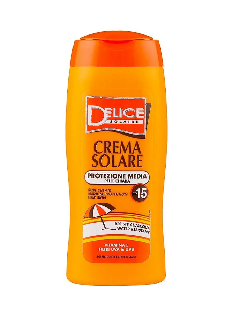 Крем солнцезащитный SPF 15 Delice Solaire для лица и тела, 250 мл