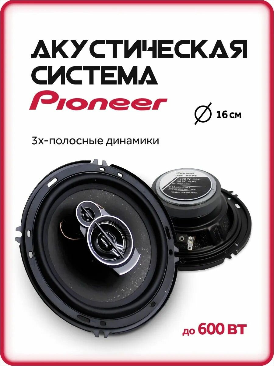 Колонки в машину динамики автомобильные овалы 16 см