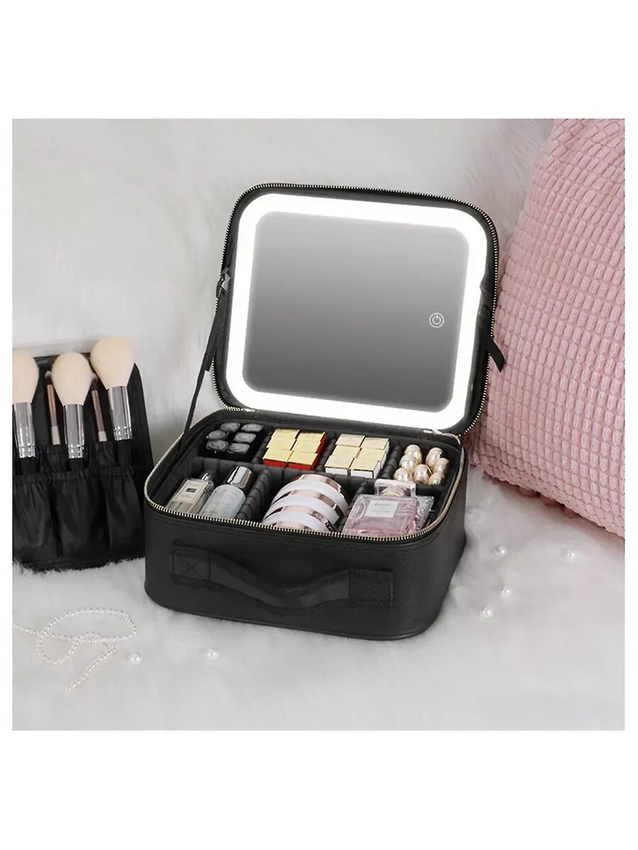 Сумка - органайзер с зеркалом и подсветкой