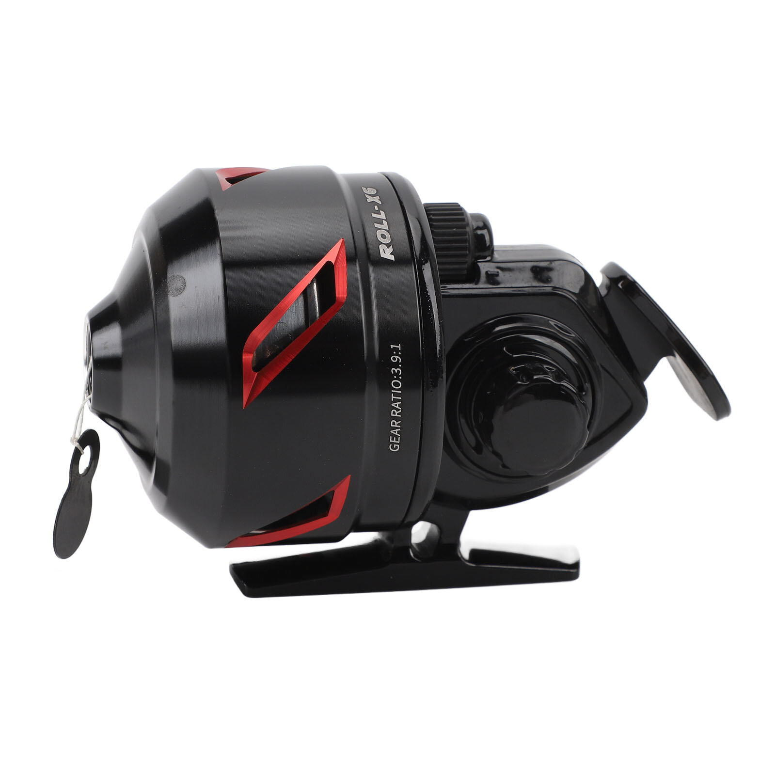 Рыболовная Катушка High Speed 3.9: 1 С Передаточным отношением 3 + 1 С Подшипником, Реверсивная Ручка для Извлечения Левой и Правой Катушки С Закрытой Поверхностью Красного Цвета
