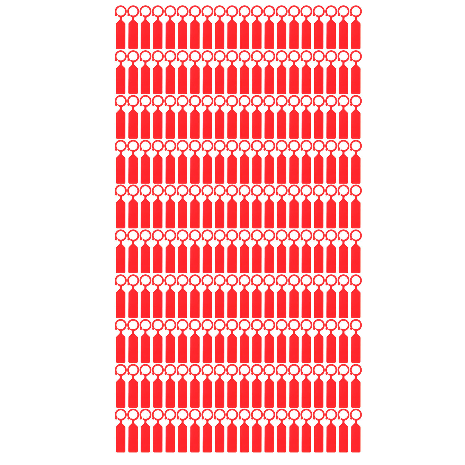 100 шт, бирка с растением и деревом, подвесные цветочные этикетки, маркеры для знаков, садовый аксессуар 11x2,4 см, красный