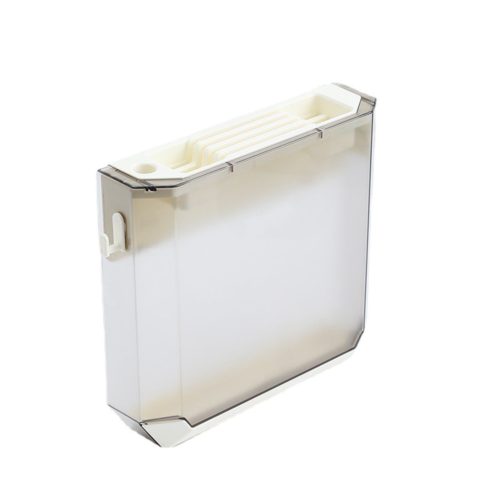 Держатель кухонного ножа Прозрачный настенный блок для хранения домашних животных, подвесной держатель для инструментов, полка серого цвета