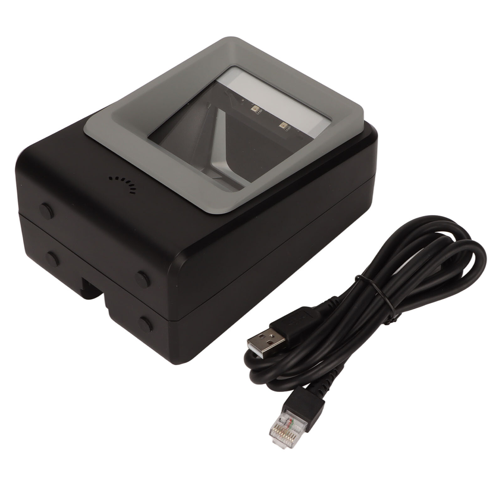 Сканер QR-кода, высокочувствительный 1D 2D-сканер кода, настольный проводной сканер штрих-кода для супермаркетов и магазинов