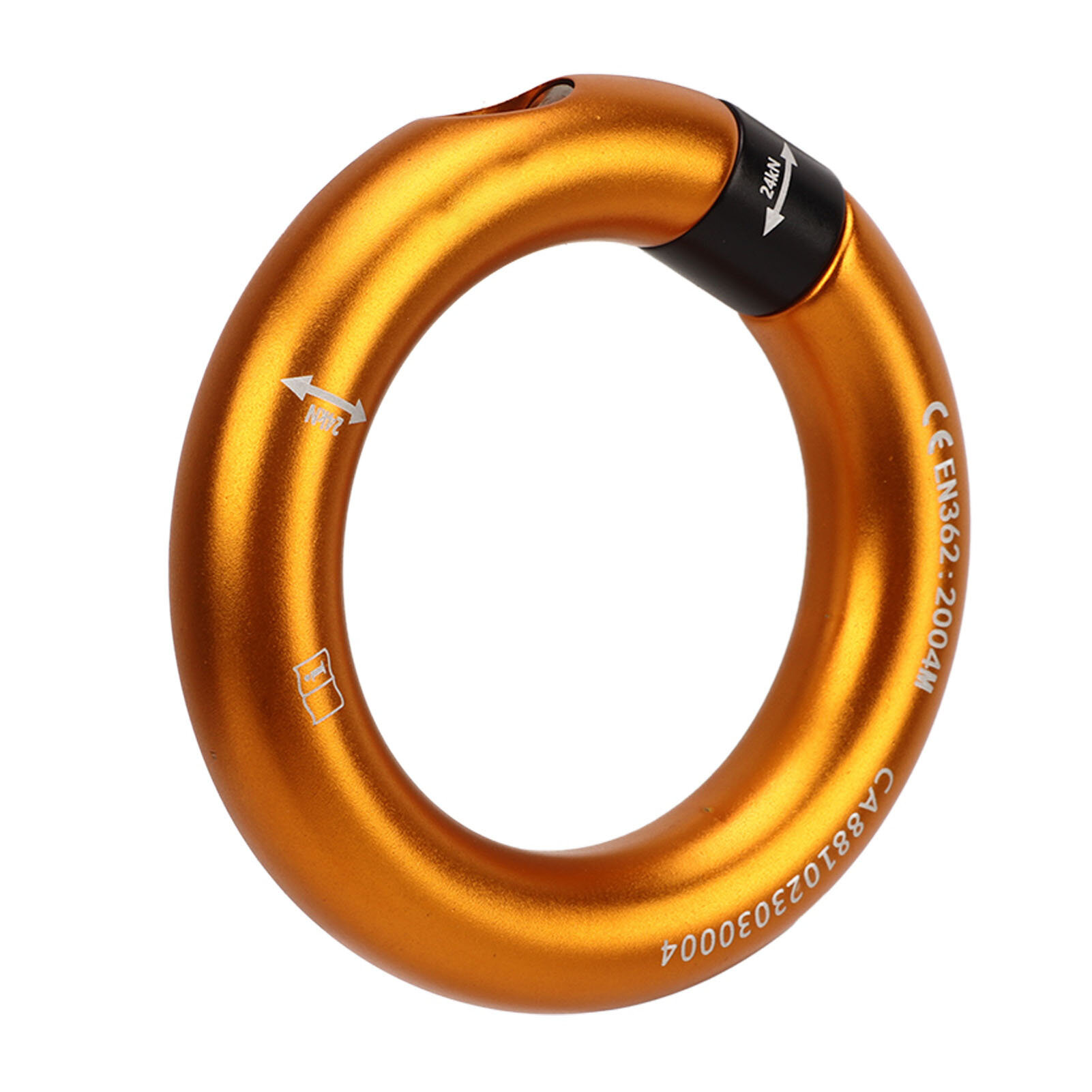 Кольцо для спуска, 12 мм, съемный соединитель для скалолазания, страховочная точка для скалолазания, арбориста, точка соединения, золото