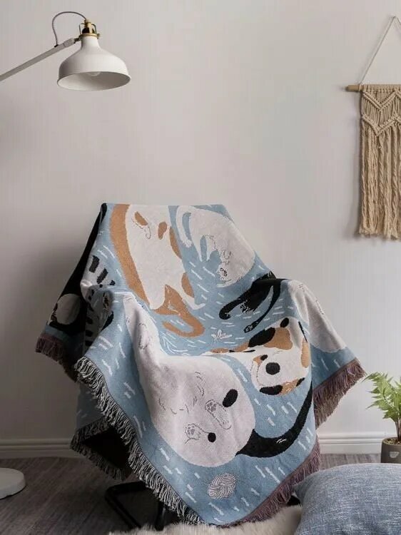 Плед-пончо , Полиэстер, 180 см х 130 см