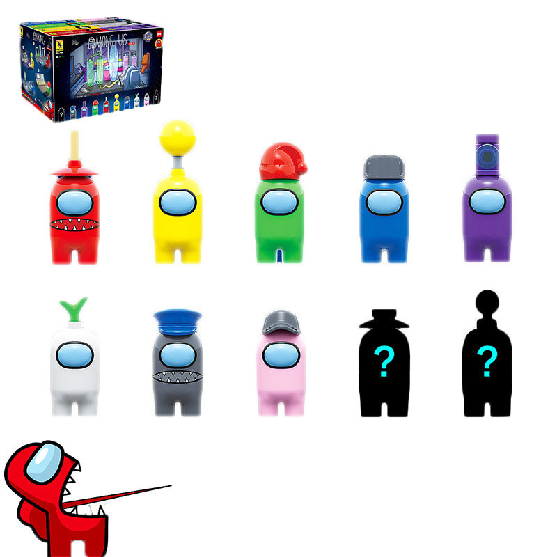 Игры амонг АС Among us Конструктор пластиковый 8 шт.(A) X-buy