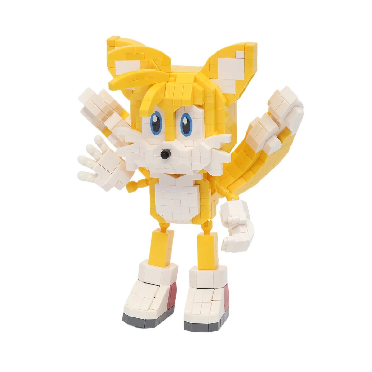MINISO Фигурки Соник из мультфильма Желтый, 7869-No box