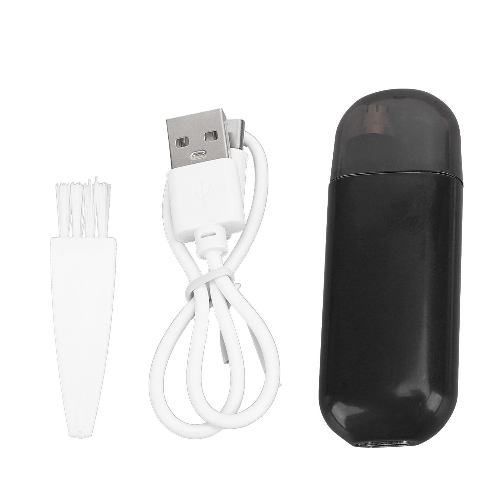 Электрический триммер для волос в носу портативный перезаряжаемый для бровей и лица черный для мужчи