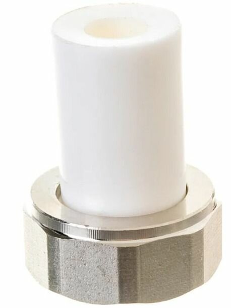 Штуцер Tebo TR-TB 20х3/4" евроконус с накидной гайкой белый