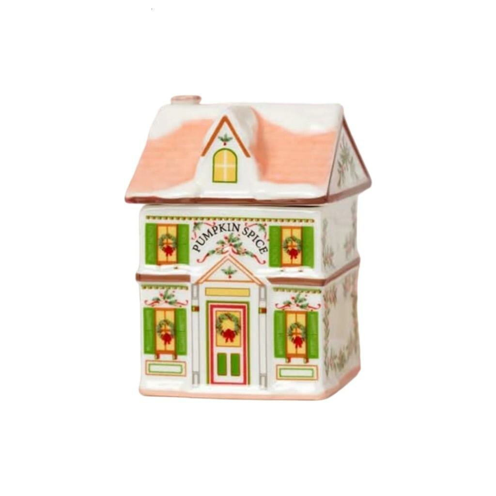 Рождественские домики для специй, зимняя деревня, декор для кухни, - C