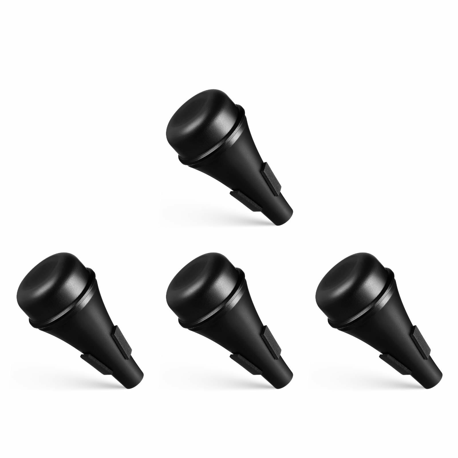 Глушитель для тромбона из пластика чёрного цвета, набор из 4 аксессуаров для музыкальных инструментов