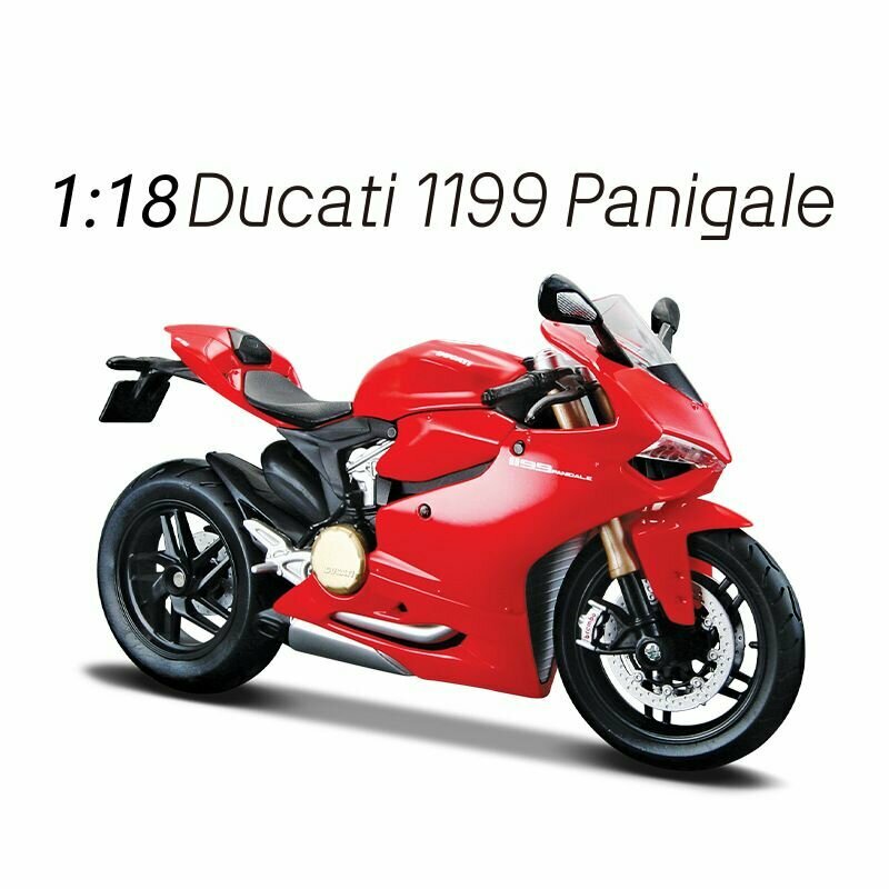 Машинки металлические Maisto 1:18 Ducati 1199 Panigale красный