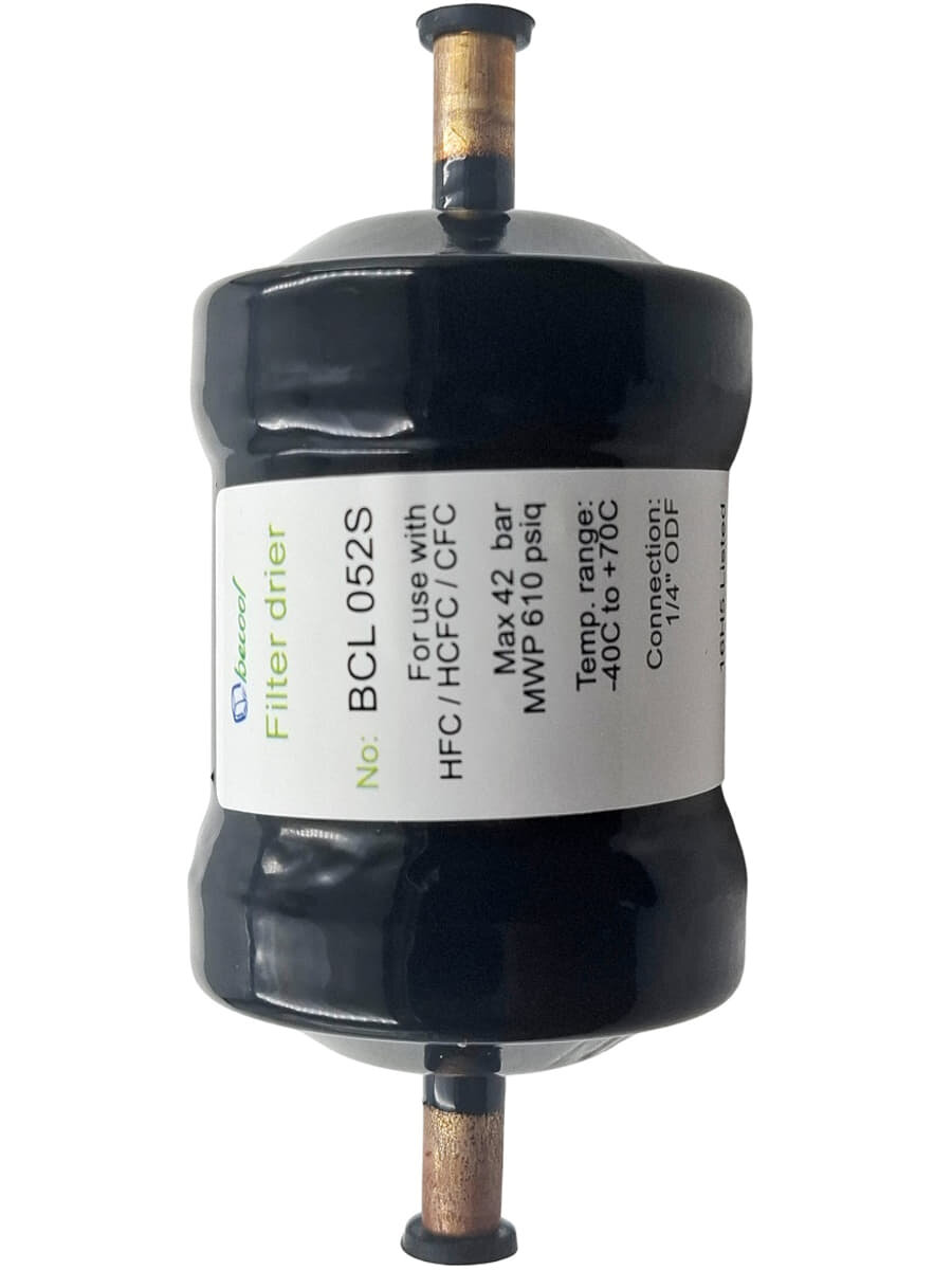 Becool BCL 052S фильтр-осушитель 1/4" под пайку для установки на жидкостную линию