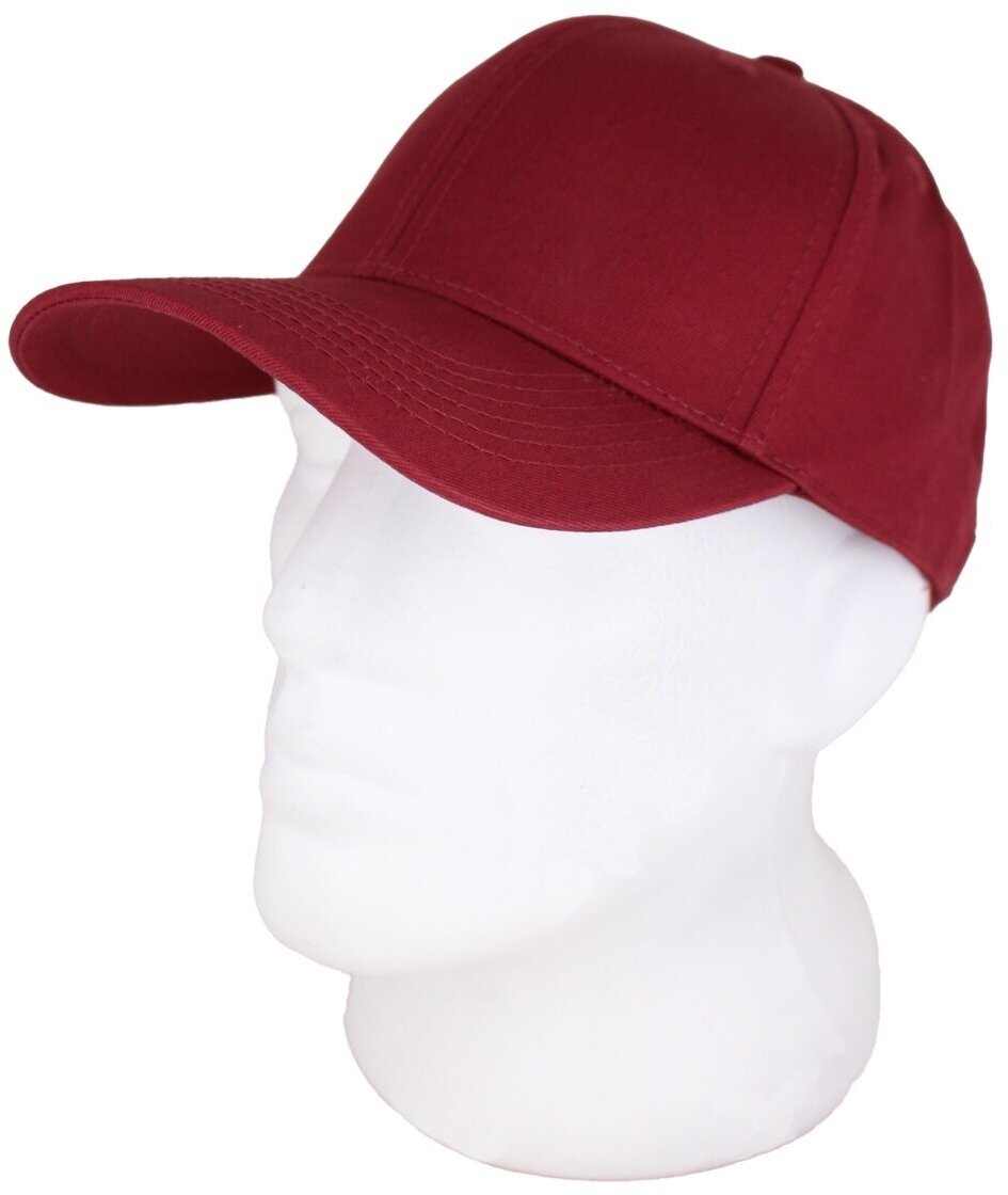 Бейсболка Бейсболка летняя SUMMER NIGHTS 100% хлопок цвет винный для мужчин